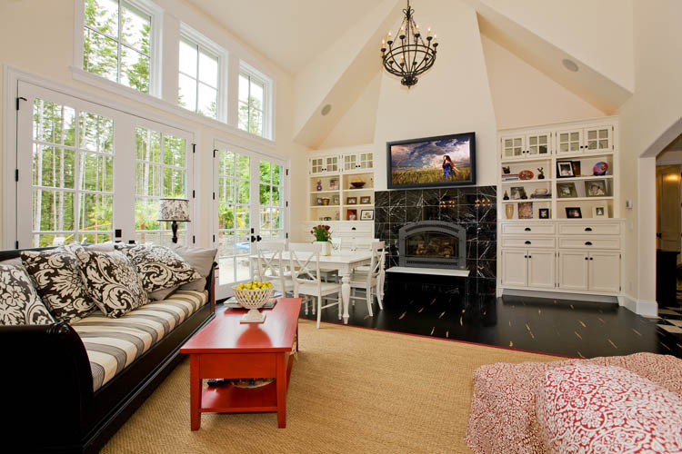 Samsung LED television installed in a luxurious living space